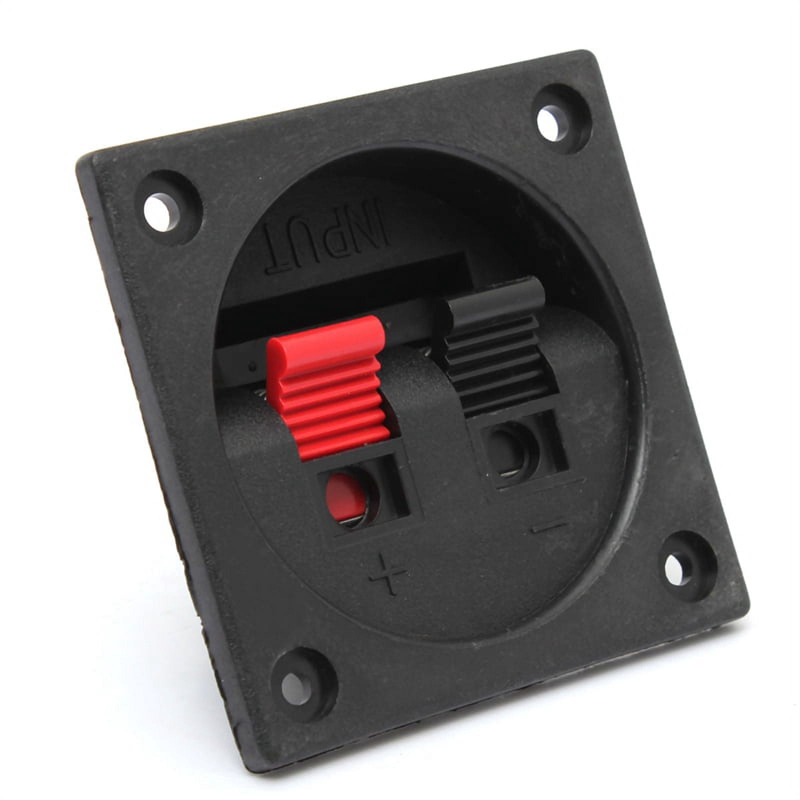 DSP Crossover Subwoofer 2-Wire Way Square Speaker Box, Black, 90x78mm ...