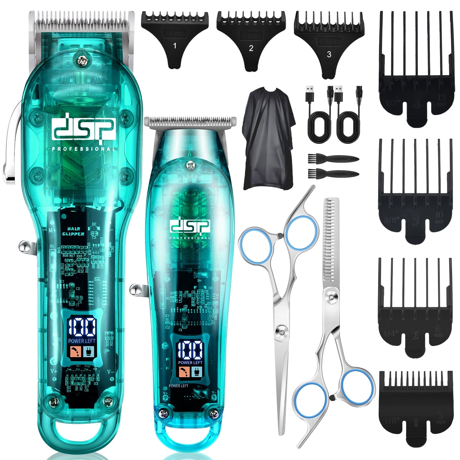 DSP® Hair Clipper, Trimmer Kit for Men Professional Barber Set for Hair ...