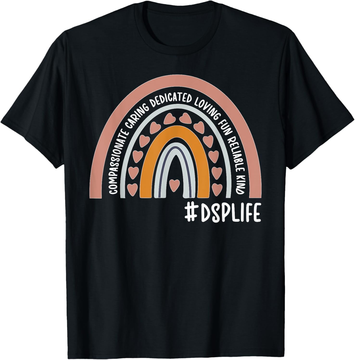 DSP Life Direct Support Professional Rainbow T-Shirt - Walmart.com