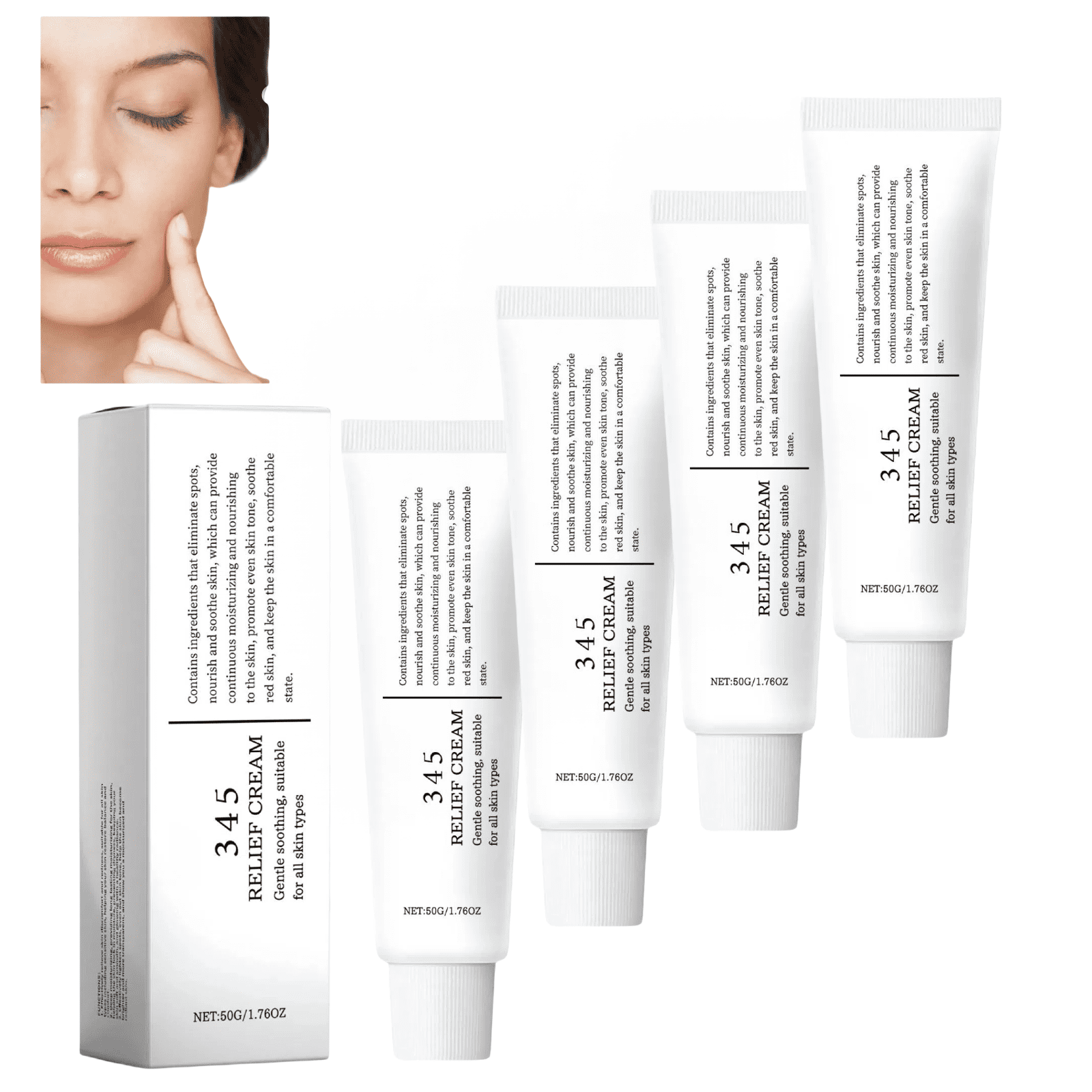 DSRHJI Relief Cream | Daily Face Moisturizer | Blemish Relief Care ...