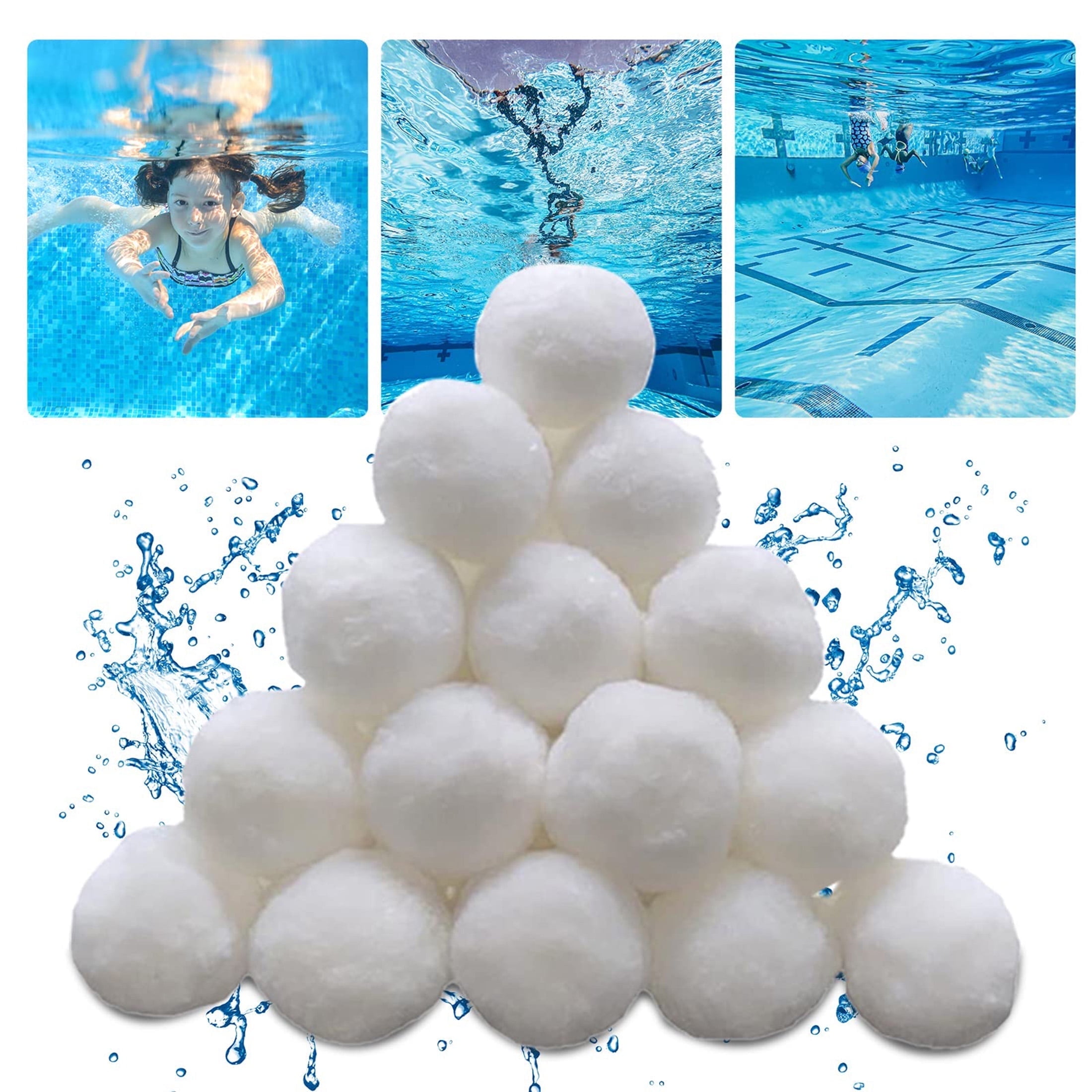 DSTESS 4.6 lbs Pool Filter Ball for Sand Filter Pump for Above Ground ...
