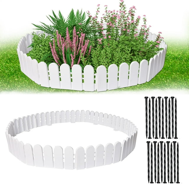 DSTESS No-Dig Garden Edging Border,17ft Landscape Edging 5.9inch Tall ...