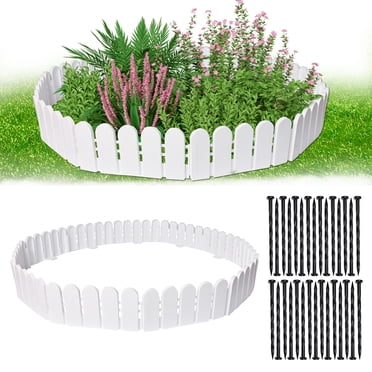 6 Inch x 20 FT Garden Corrugated Metal Landscape Edging,Sturdy ...