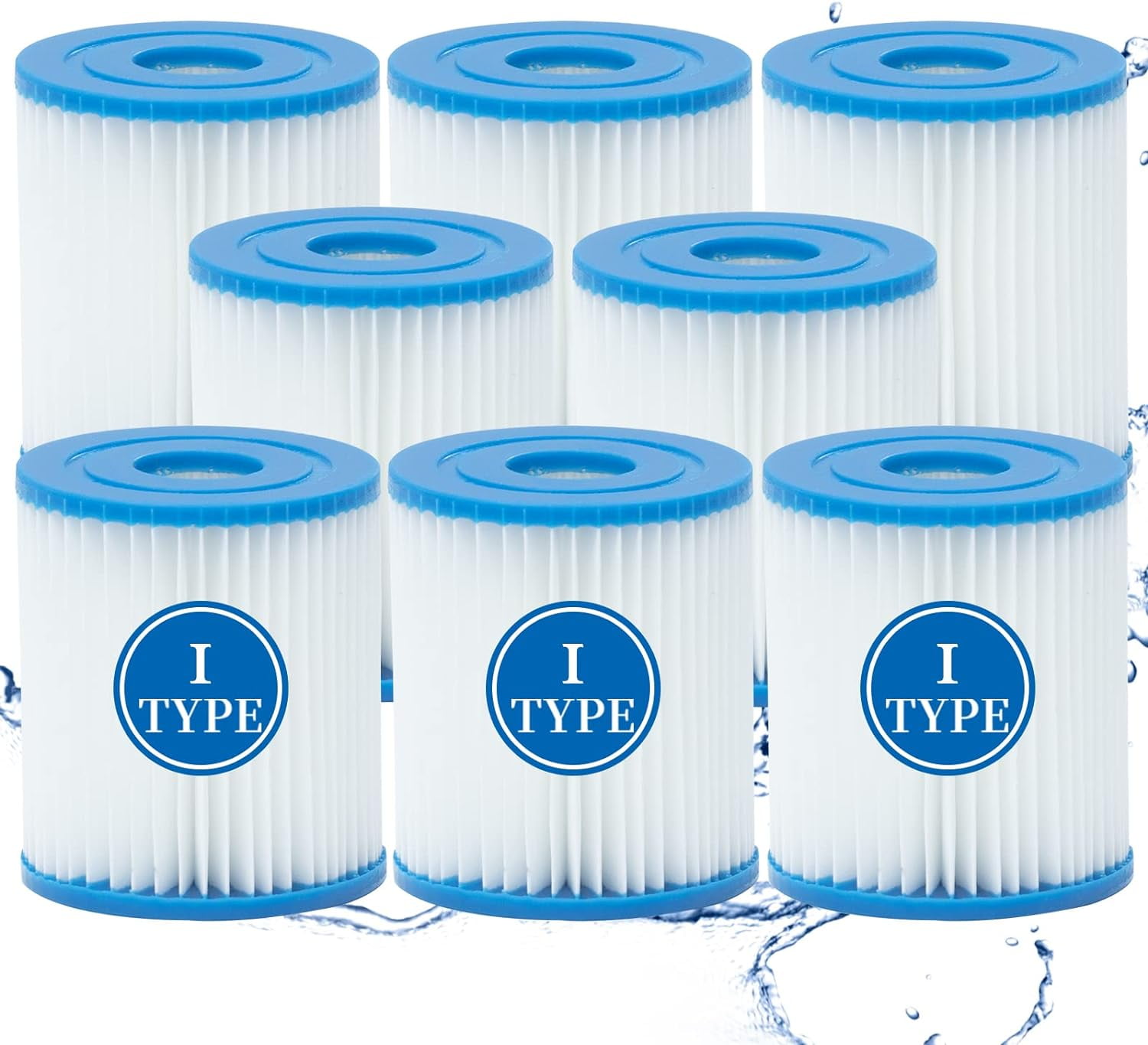 DSTESS Type I Pool Filter Cartridge, Replacement Filters Cartridge for ...