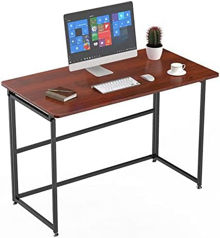 DSZBNUIO It's_Organized Folding Computer Desk 43 inch Foldable Desk for ...