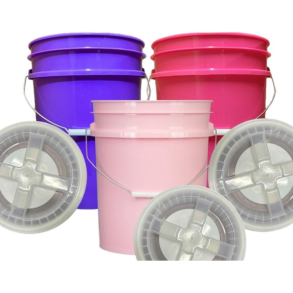 Clear 5 Gallon Bucket