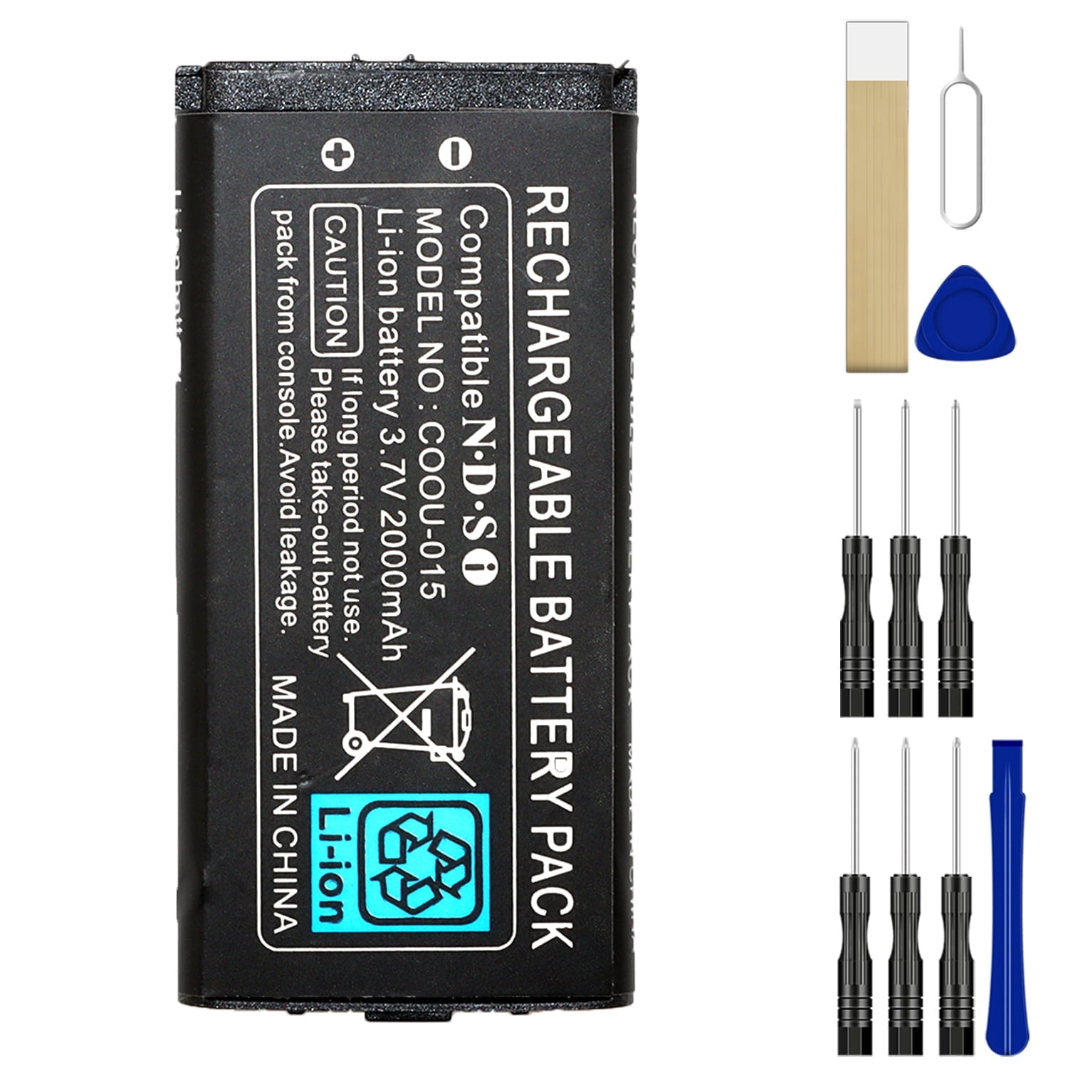 DSi Battery, TWL-003 3.7V 2000mAh Replacement Battery TWL-003 [Upgraded ...