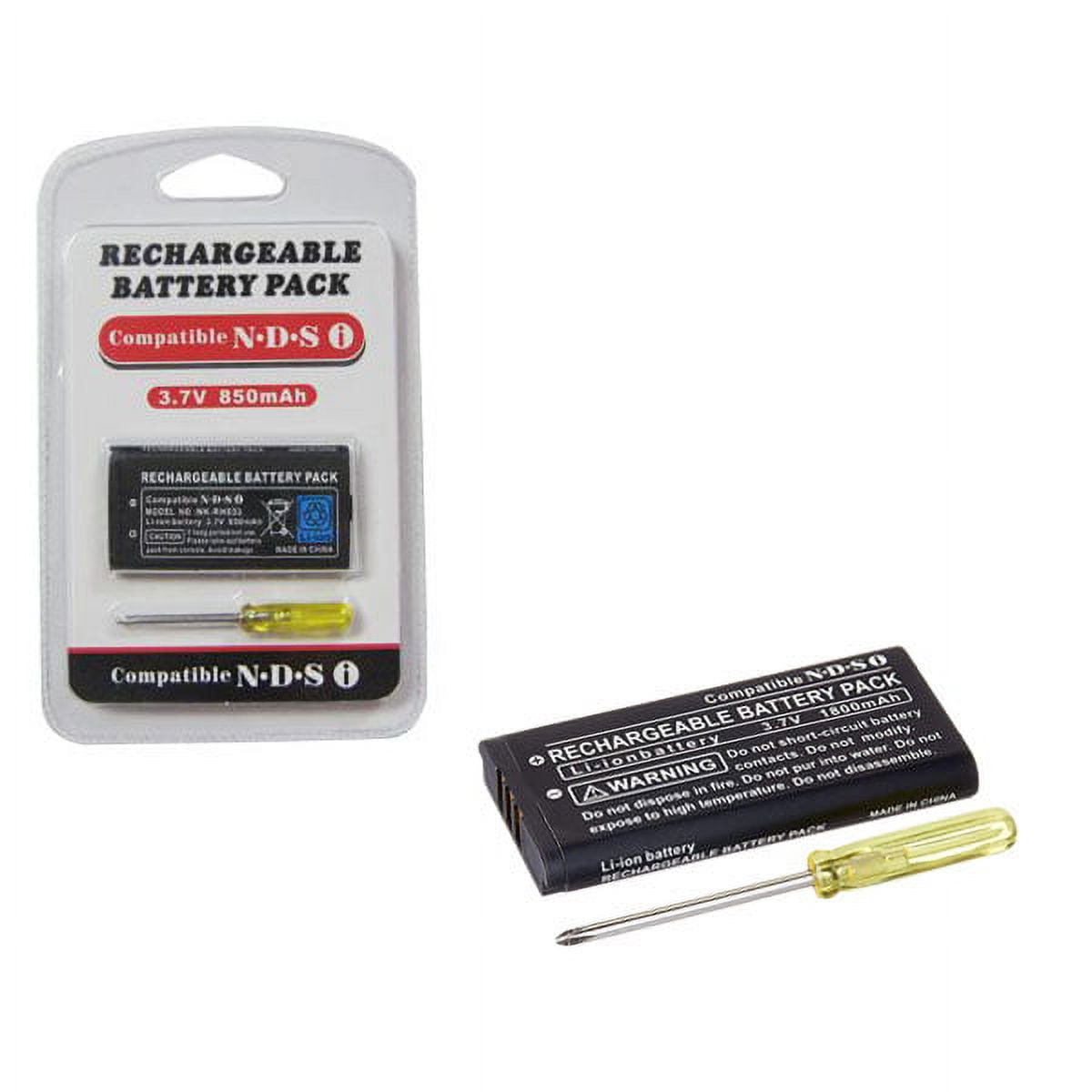 DSi Rechargeable Li-ion Battery Pak 2000 mAh 3.7V - Walmart.com
