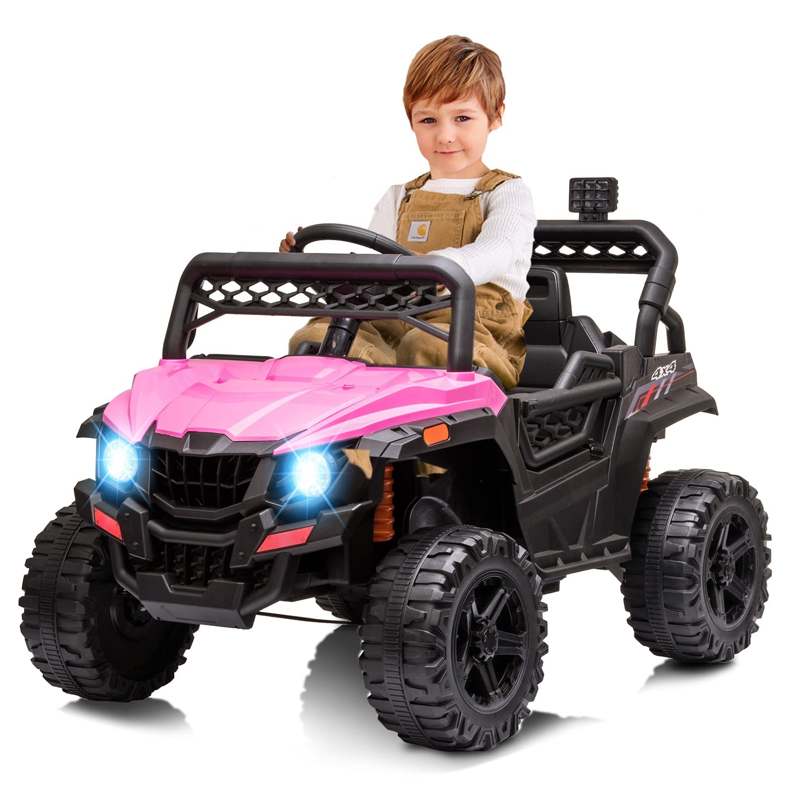 DSstyles 12V Kids Ride On Car Truck w/Parent Remote Control, Spring ...