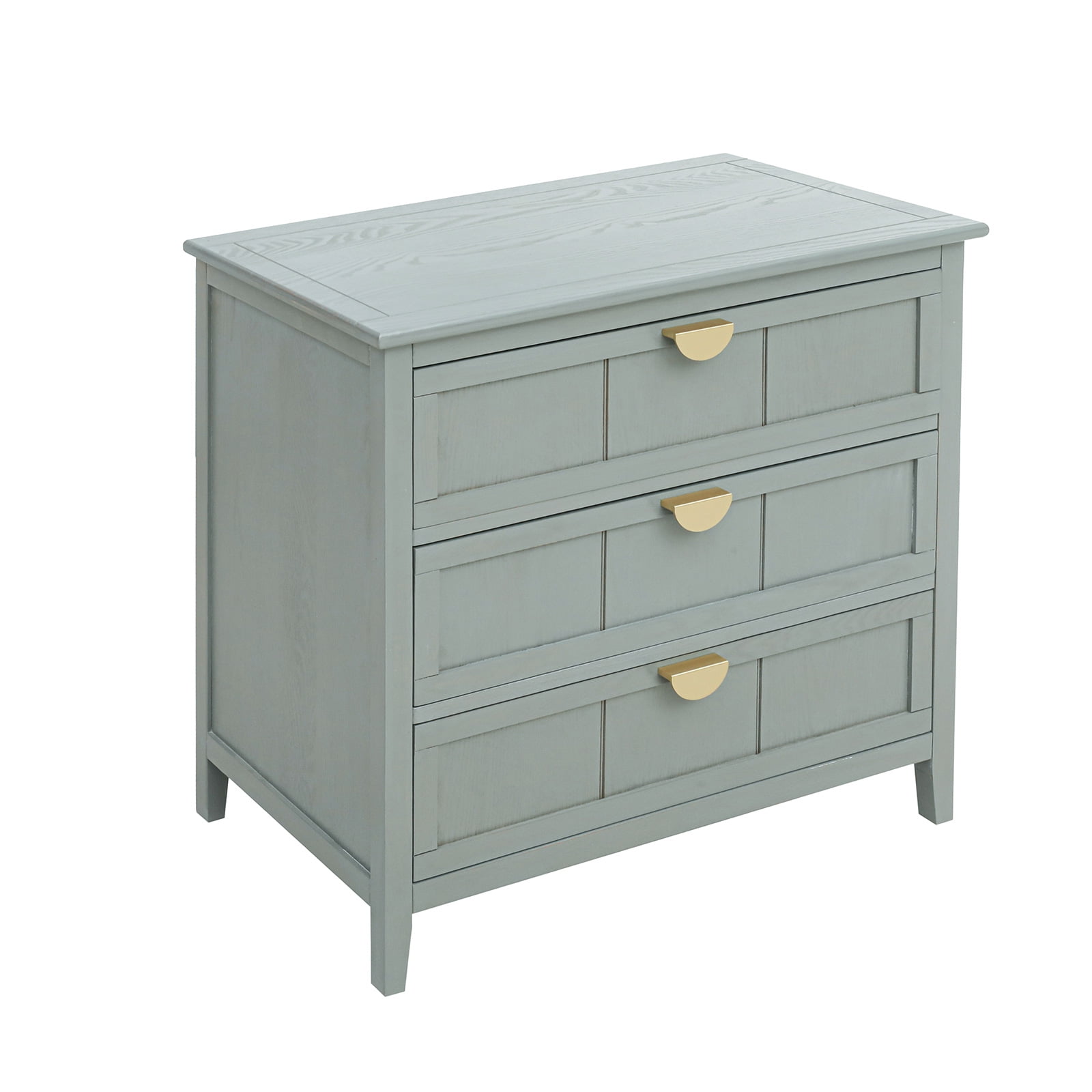 DSstyles 3-Drawer Cabinet Modern Dressers Chest with 3 Drawers Clothes ...