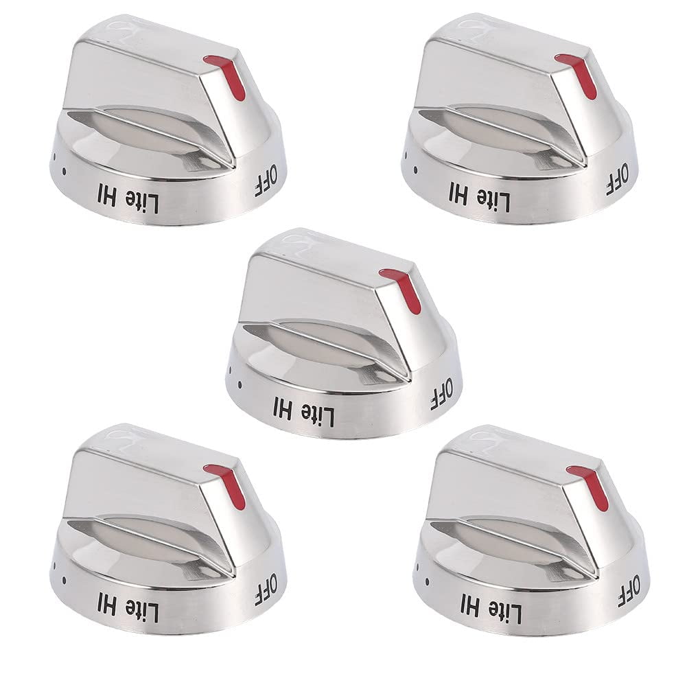 DSstyles 5 Pcs Upgraded DG64-00473A Stove Knobs Compatible for Samsung ...