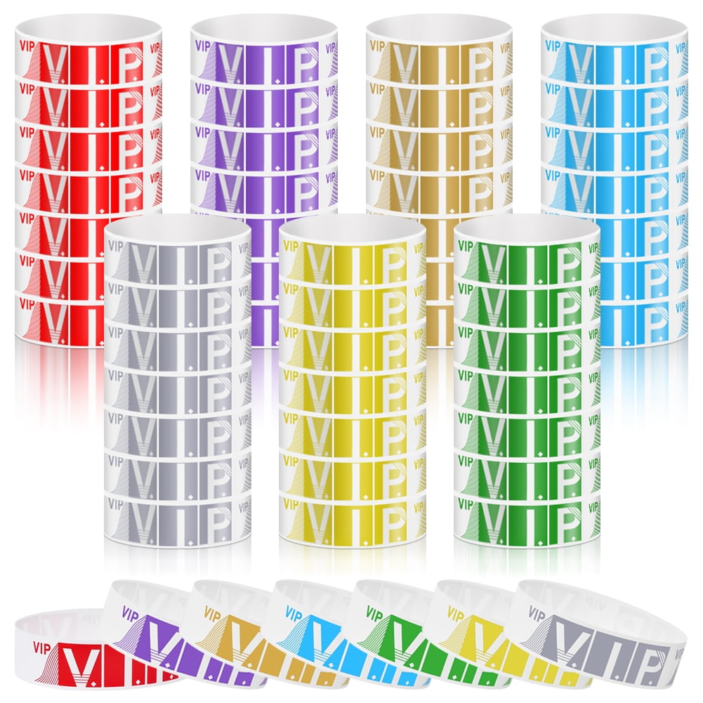 DSstyles 700 Count Paper Wristbands Neon Wristbands Waterproof ...