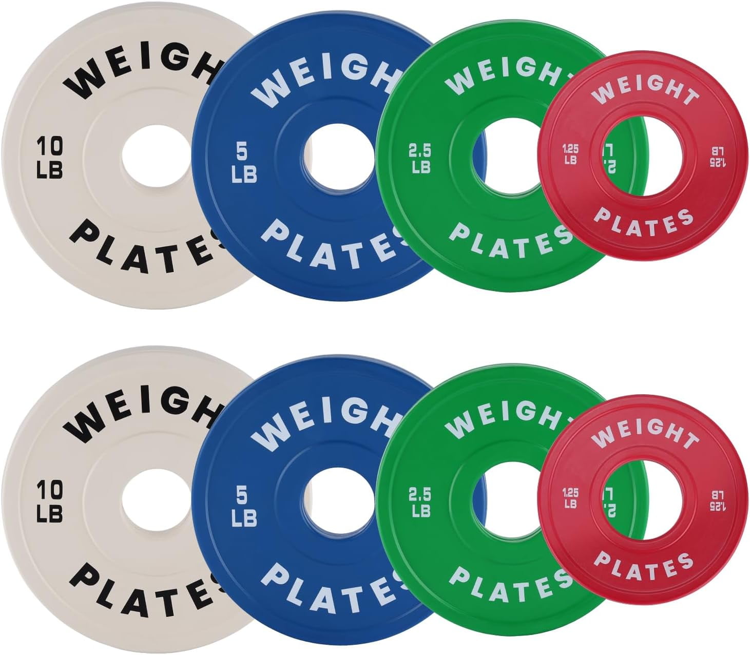 DSstyles Bumper Plates,2 inch Rubber Weight Plates,17.5 LB 37.5 LB ...