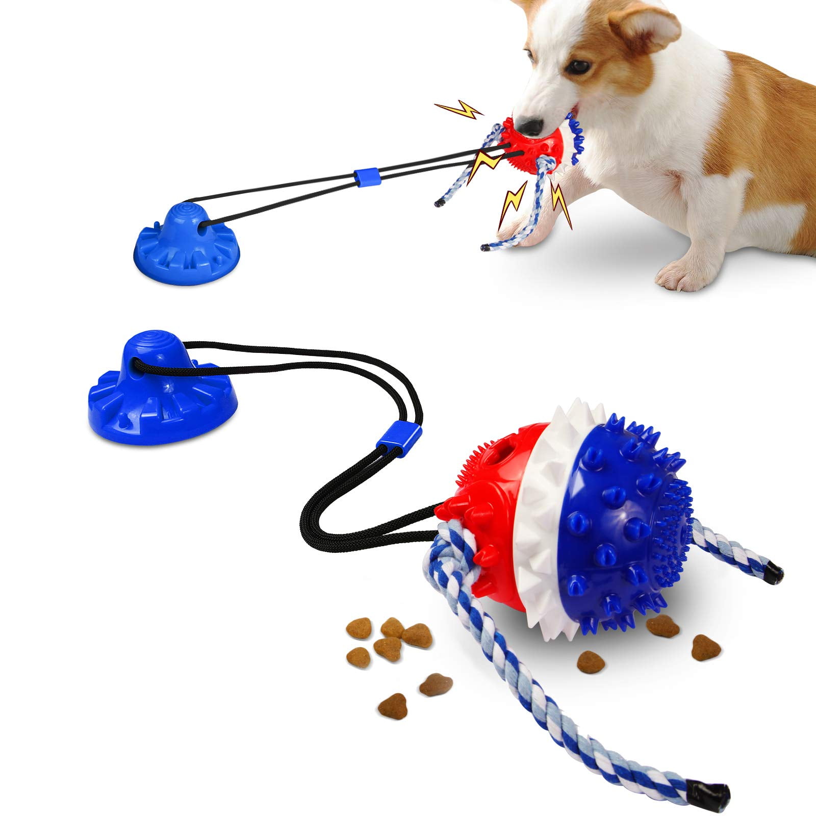 DSstyles Dog Chew Toys, Puppy Toothbrush Clean Teeth Interactive Dog ...