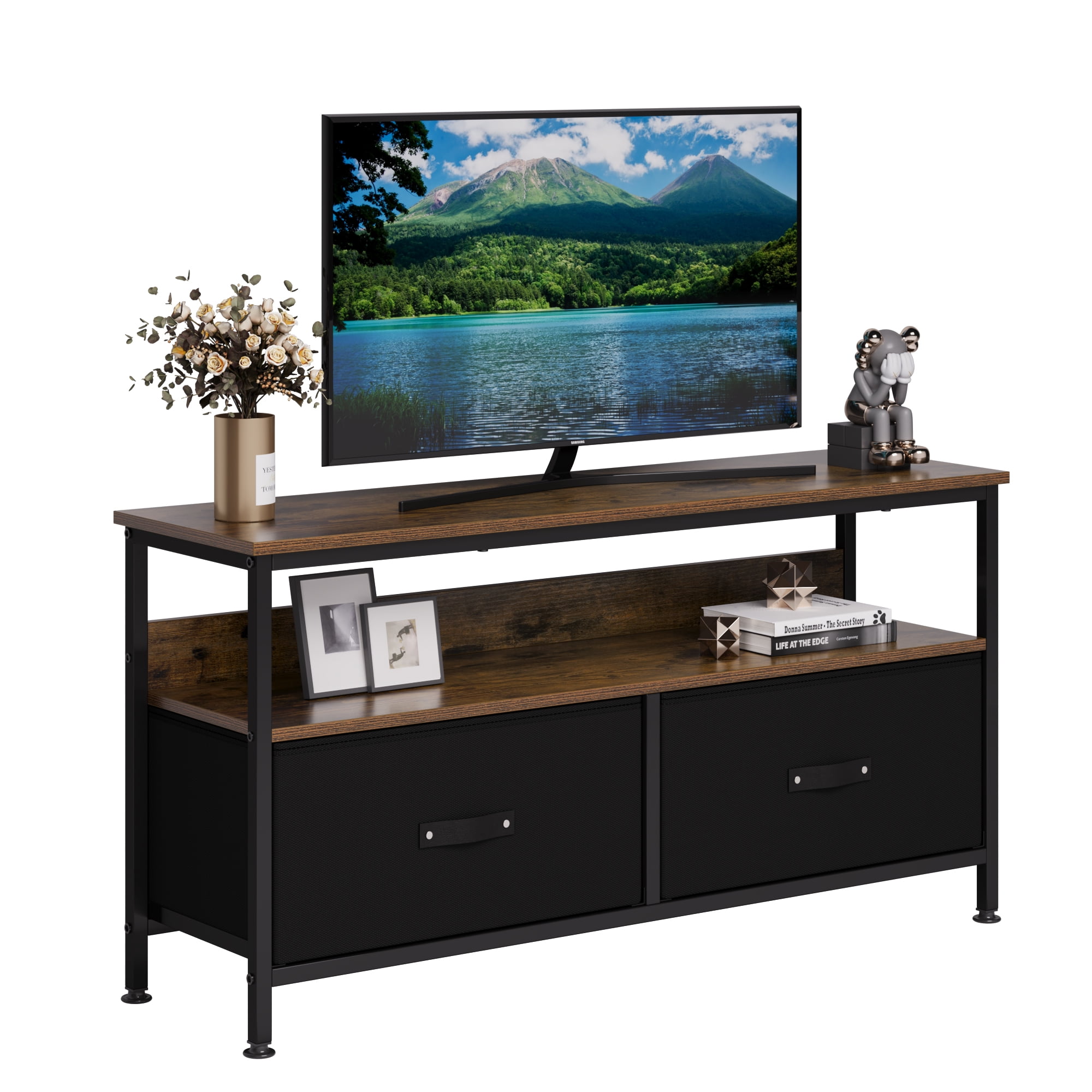 DSstyles Dresser TV Stand, Entertainment Center with Storage, 50 Inch ...