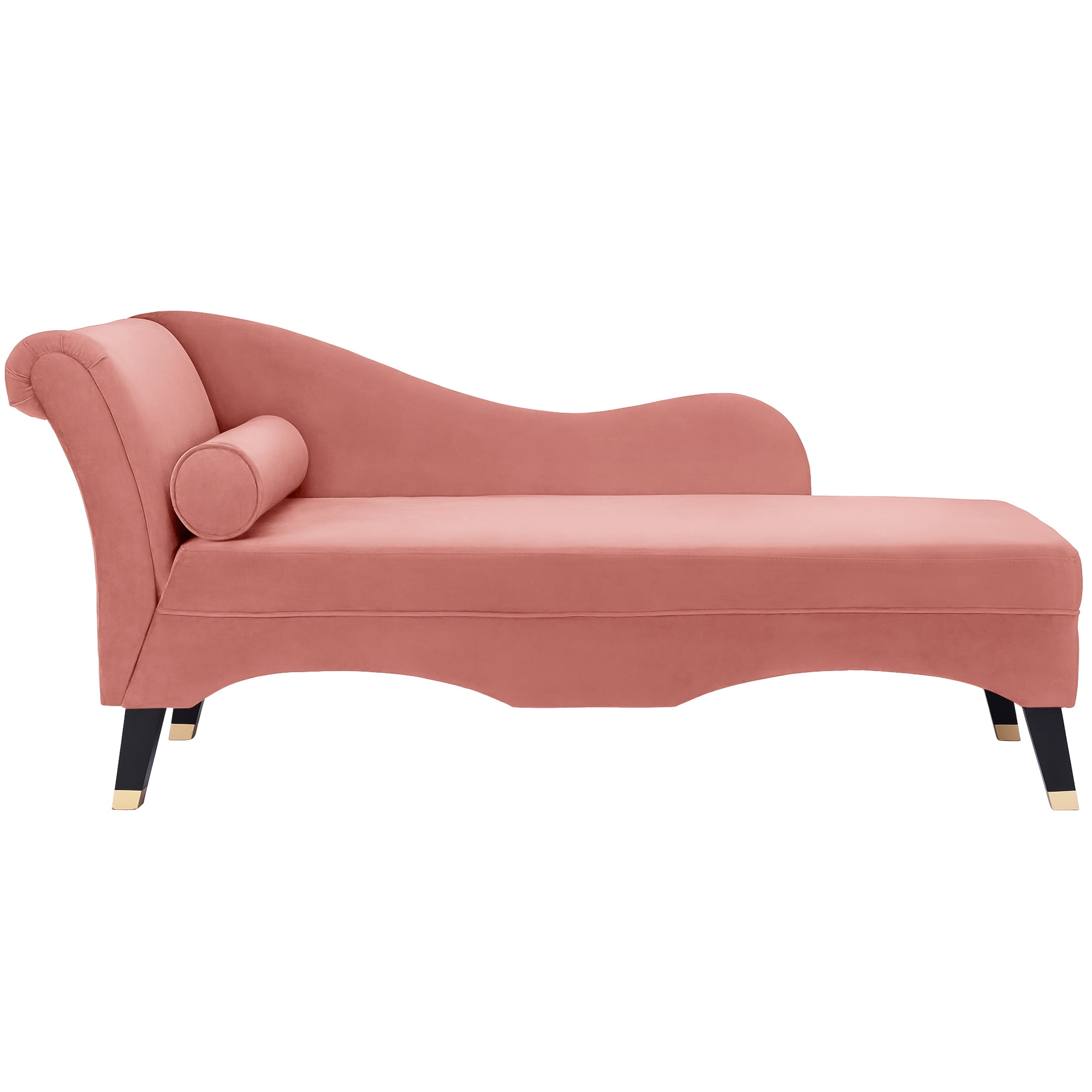 DSstyles Home Lounge Chair, Indoor Chaise Longue, Velvet + High Density ...