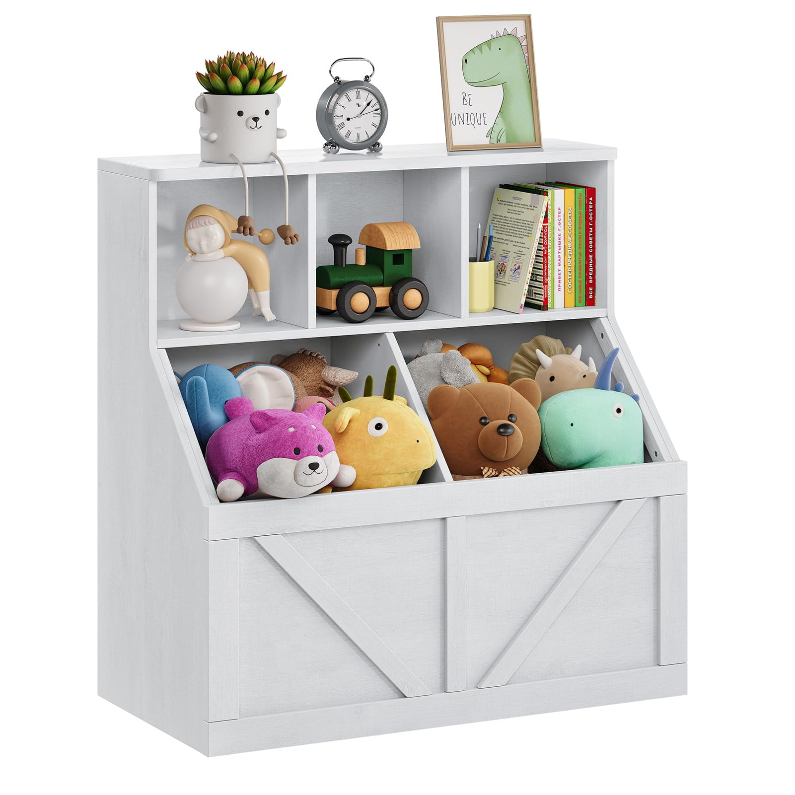 DSstyles Toy Storage Organizer for Kids, Toy Storage Cabinet with Toy ...