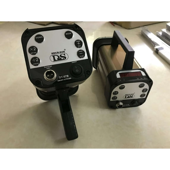 DT-07B Digital Handheld Stroboscope Rechargeable Strobe Pistol Portable ...