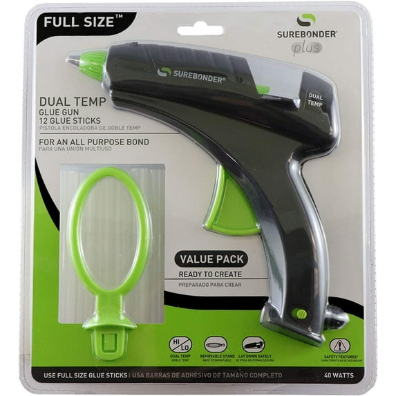 DT-270FKIT Full Size Dual Temperature Glue Gun with 12-4-Inch Standard ...