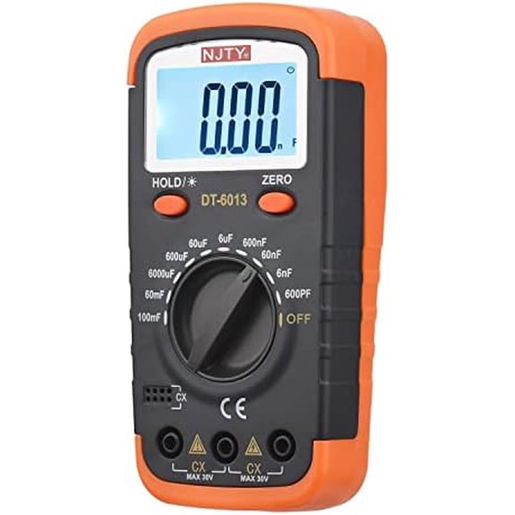 DT-6013 Digital Capacitance Meter with LCD Backlight Display 600pF to ...