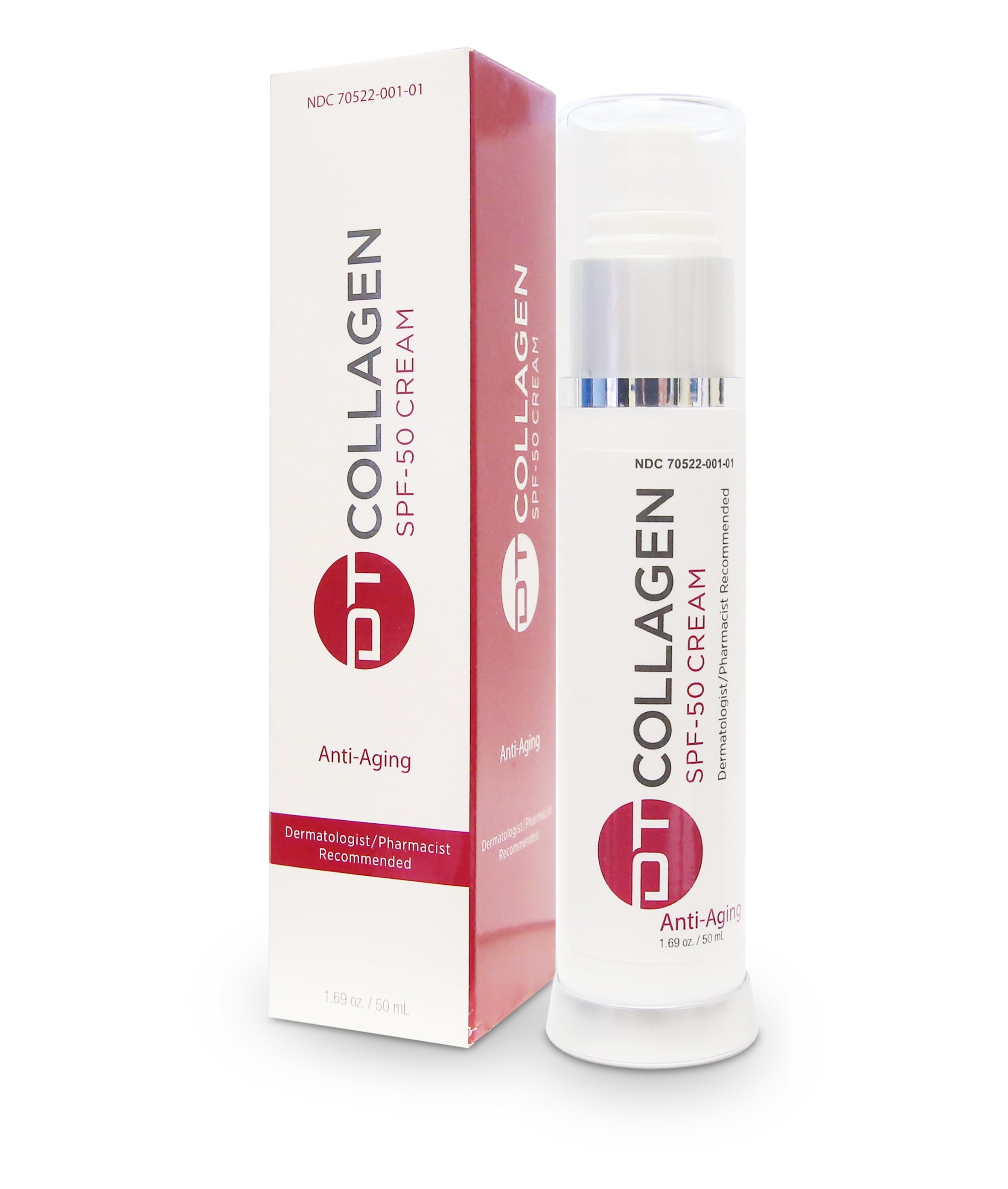 DT Collagen SPF-50 Anti-Aging Day Cream, Face Moisturizer for Fine ...