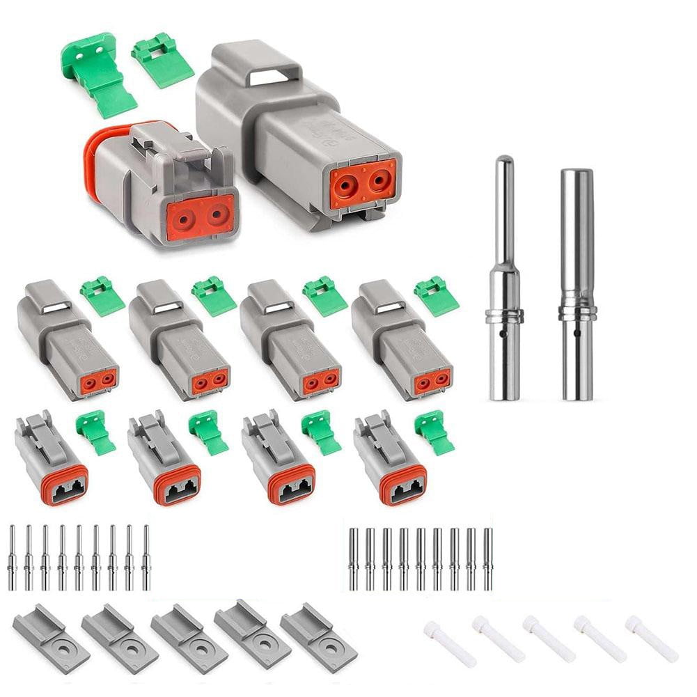 DT Connectors With Terminal Kit Wire Gauge 16-20 Connector Wedge Lock ...