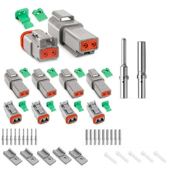 Dt Connectors With Terminal Kit Wire Gauge 16-20 Connector Wedge Lock ...