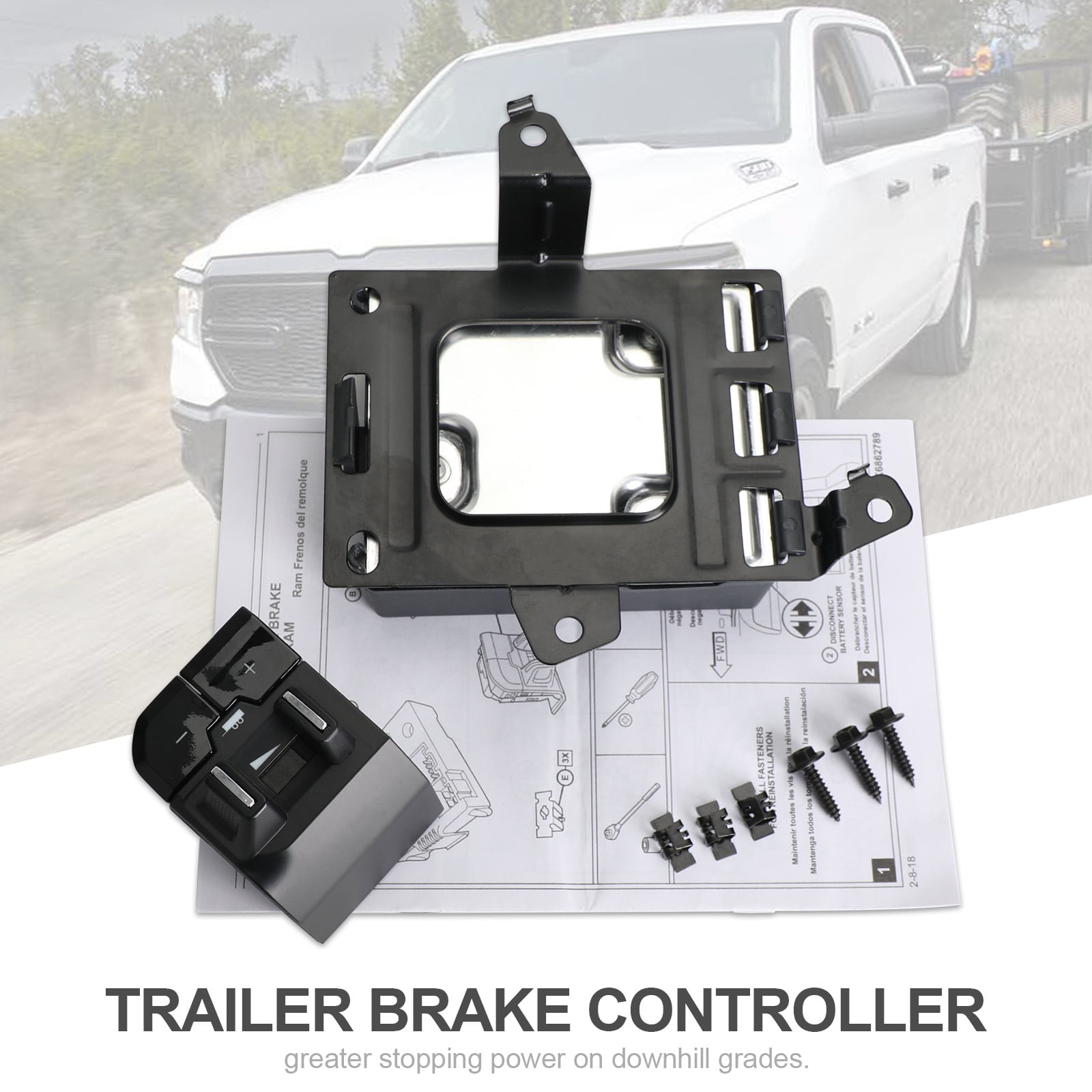 DT Integrated Trailer Brake Controller 82215278AE For Ram 1500 Series ...