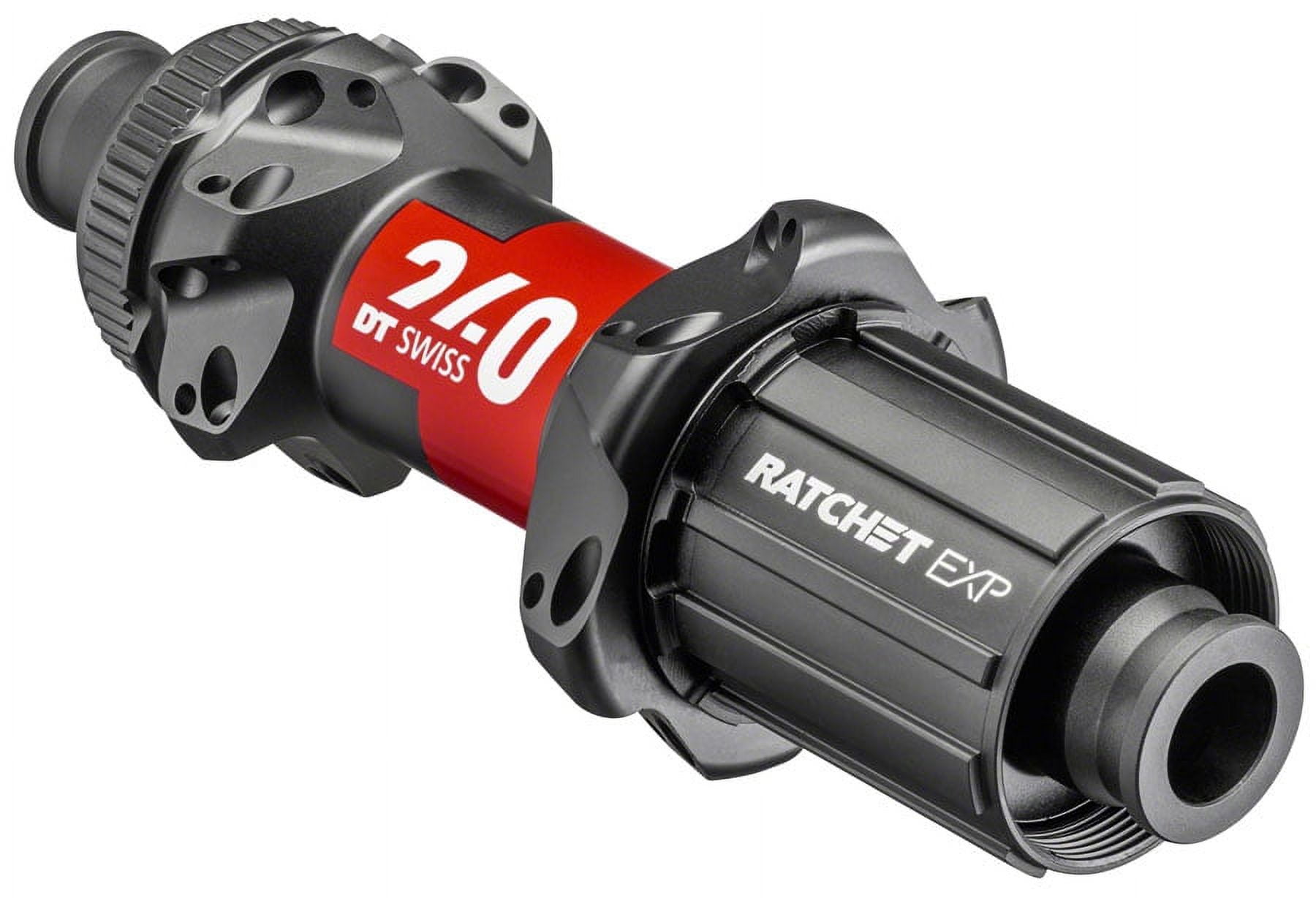 DT Swiss 240 EXP Rear Hub - 12 x 142mm Center-Lock HG 11 Road Black/Red ...