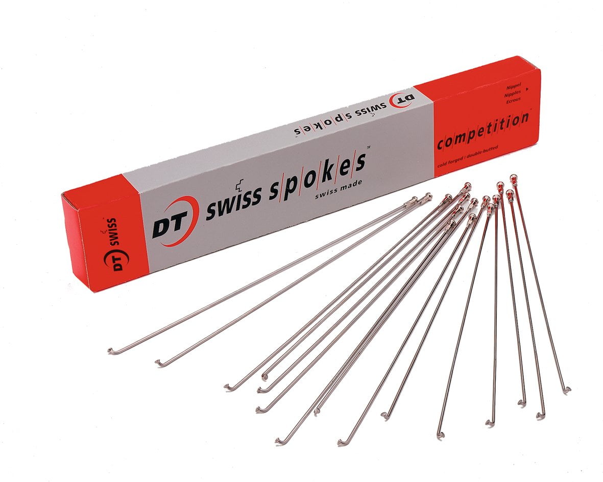 DT Swiss Competition silver spokes 14 / 15 g = 2 / 1.8 mm box 100, 310 ...