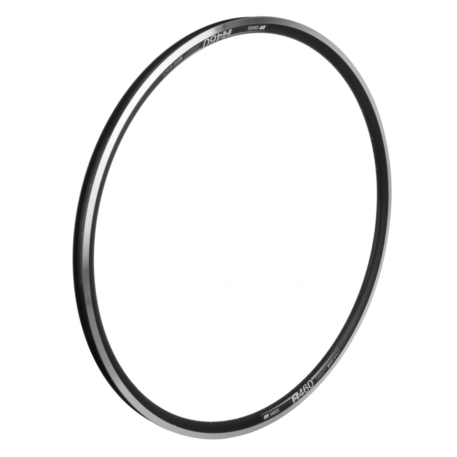 DT Swiss R460 Road Rim 700c 622x18 32-Hole Black MSW Machined Sidewall ...