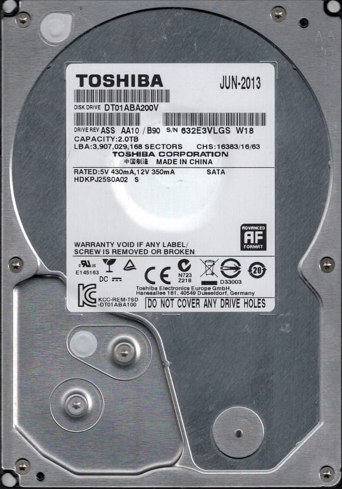 DT01ABA200V ASS AA10/B90 CHINA Toshiba 2TB - Walmart.com
