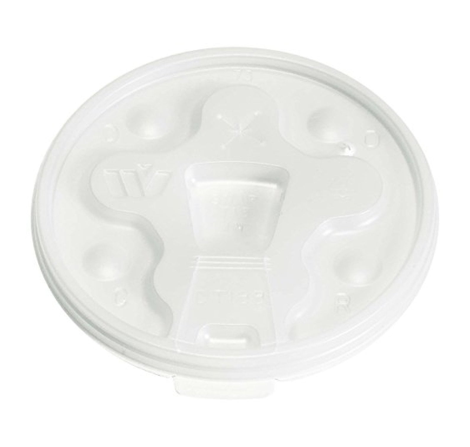 DT18B Drink-Thru Tear Back Lid for 12 oz to 24 oz Cups, Cube 1.49 ...