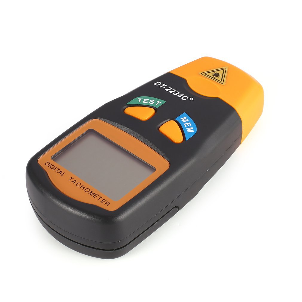 DT2234C+ Handheld LCD Digital Mini Non-contact Laser Po Tachometer RPM ...