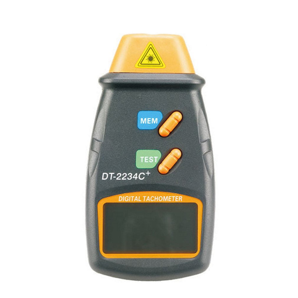 DT2234C+ Handheld LCD Digital Mini Non-contact Laser Po Tachometer RPM ...