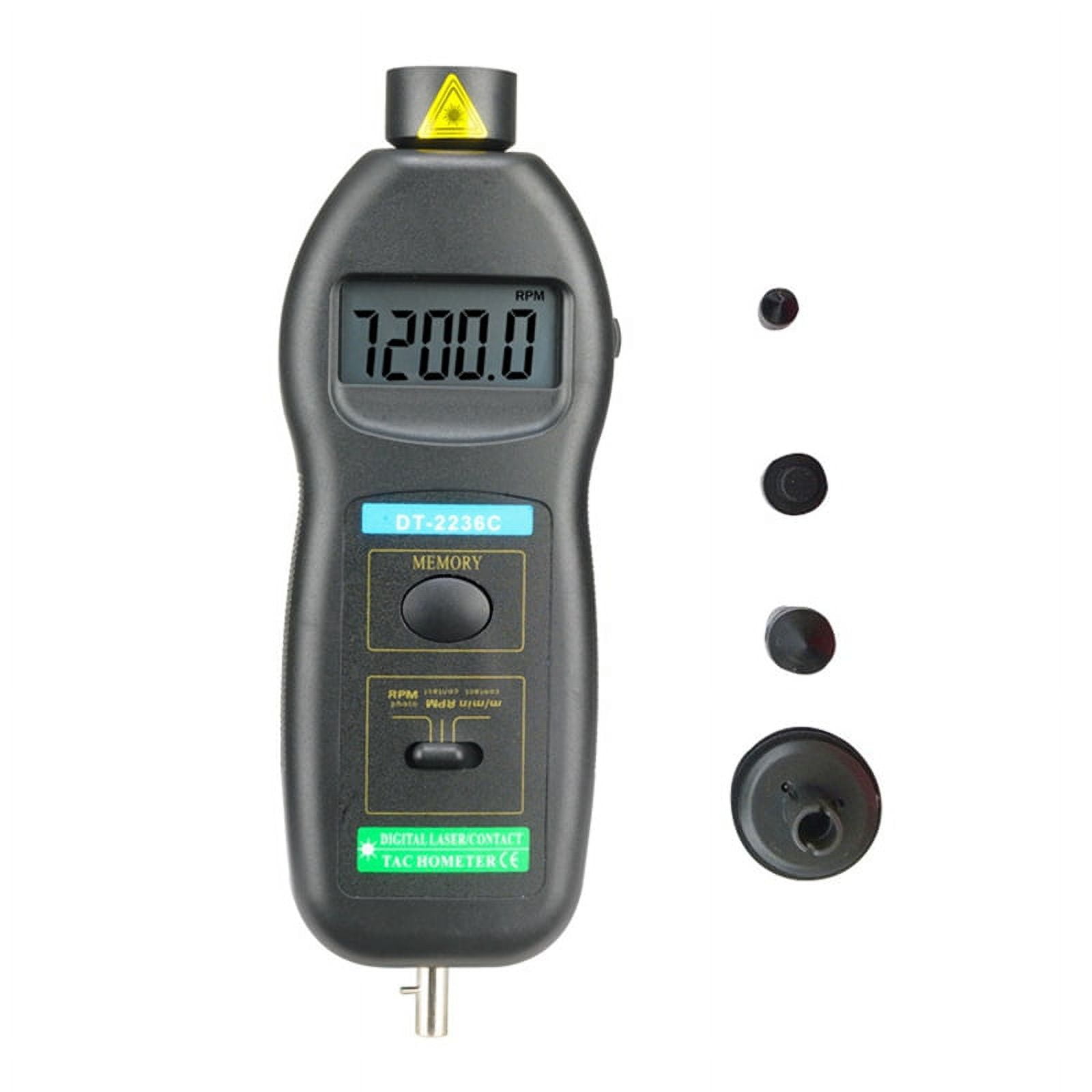 DT2236C Speed Detector Meter Laser Tachometer DT 2236C LED Digital ...