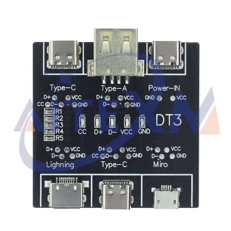 DT3 Type-C Micro USB Data Cable Test Board Diagnostic Tool for iOS and ...