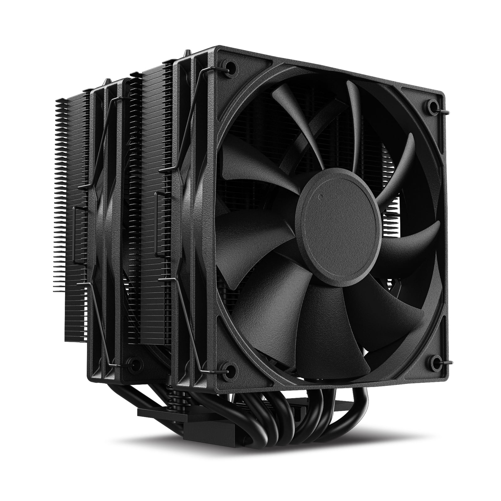 DT6 CPU Air Cooler, Dual Towers with 6 Copper Heat Pipes, 2 x 120mm PWM ...