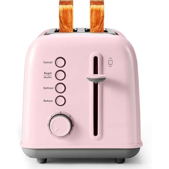 DT620 2-Slice Toaster, Extra Wide Slots, Retro Stainless with High Lift Lever, Bagel and Muffin ...