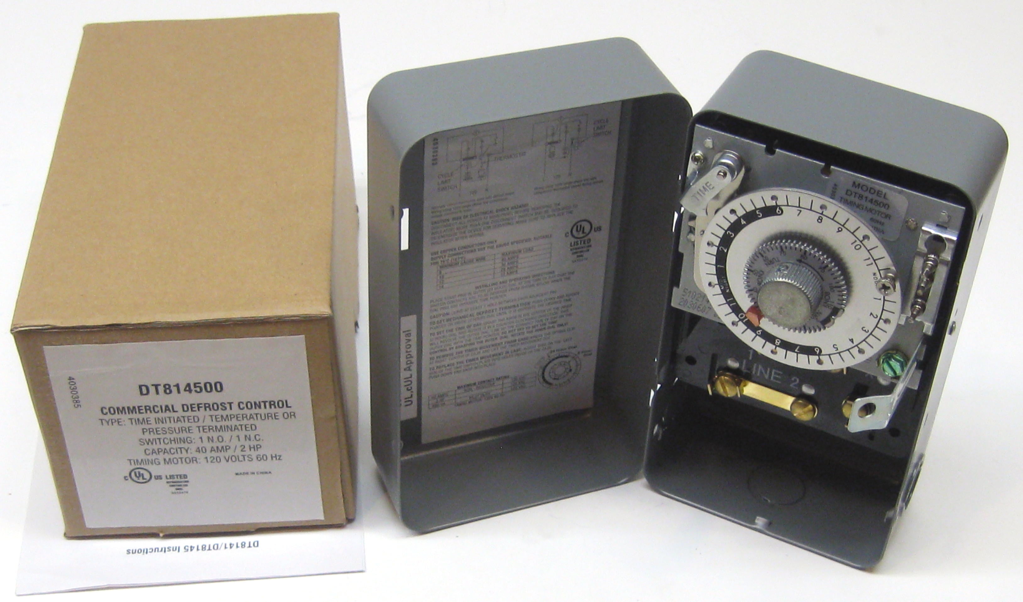 DT814500 Refrigeration Defrost Timer for Paragon 120 V. - Walmart.com