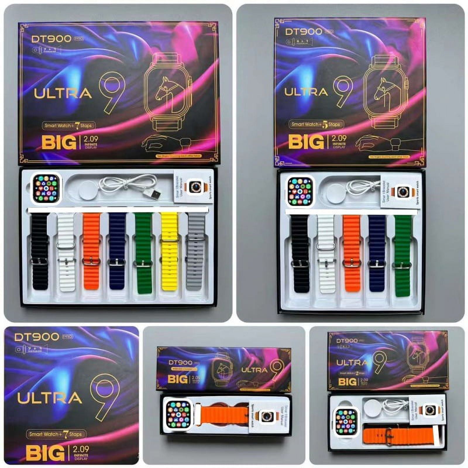 DT900 PRO smart watch Ultra suit 1/2/5/7+1 multi-strap sports health ...