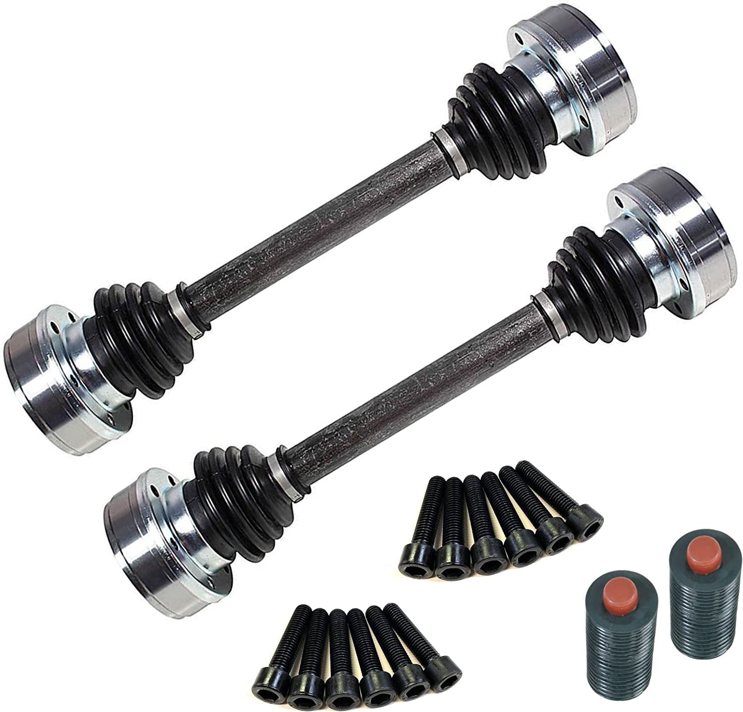 DTA VW2005020050 Rear Left Right Pair - 2 New Premium CV Axles (Drive ...