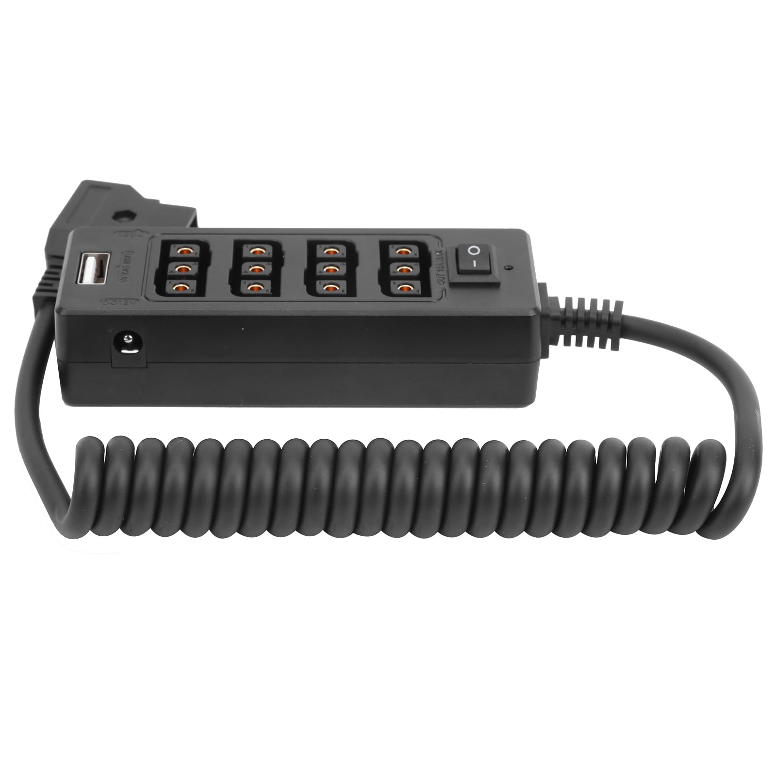 DTAP Male Port to 4 DTAP and 2 DC Female Port Power Cable Splitter DTAP ...