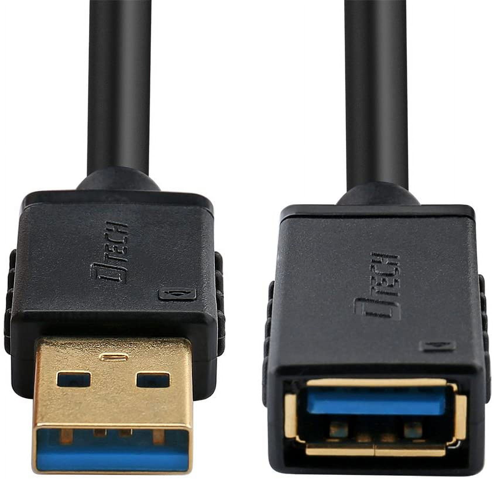 DTECH USB 3.0 Extension Cable 10ft Type A Male to Female Adapter with ...