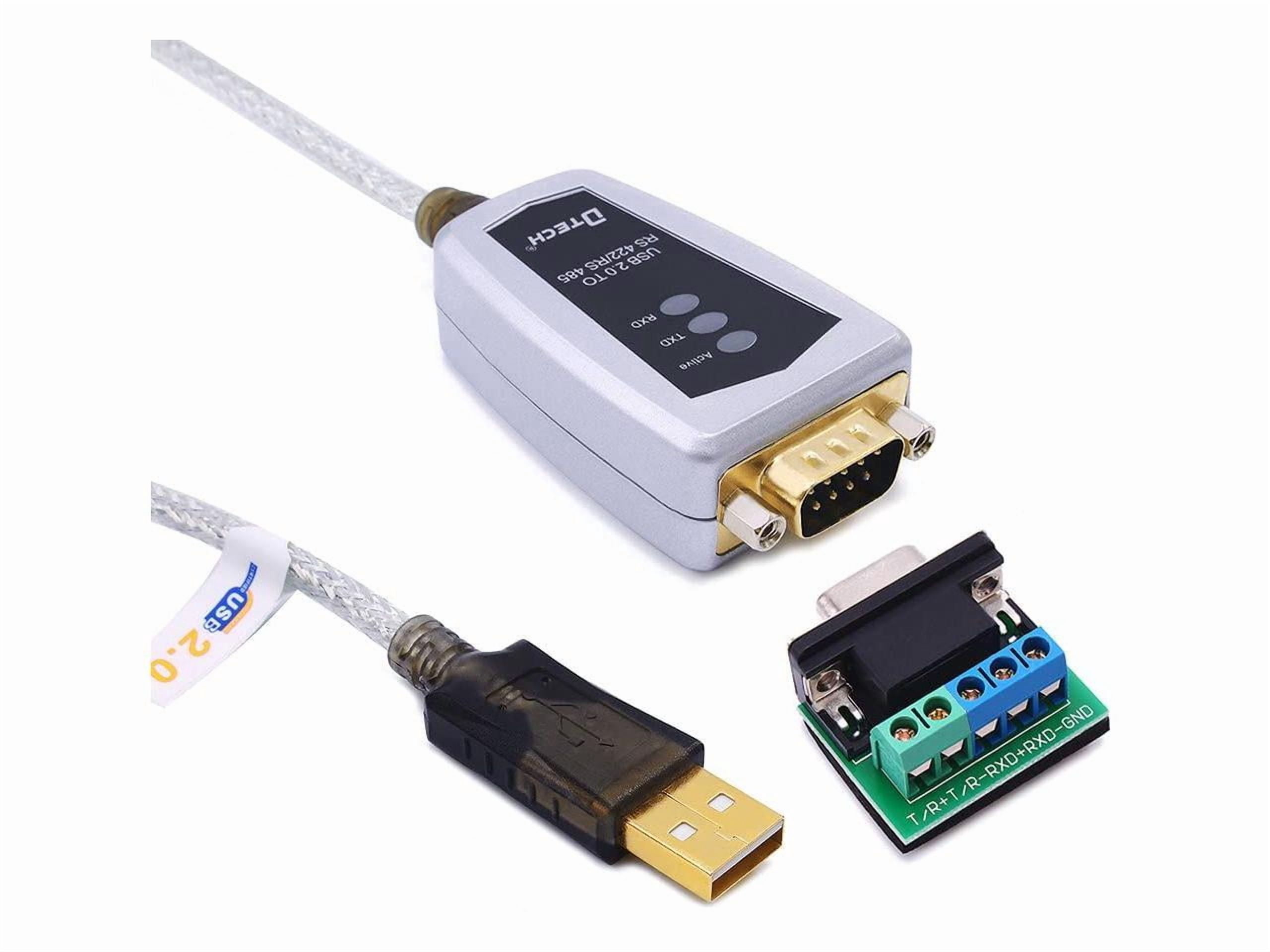 DTECH USB to RS422 RS485 Serial Port Converter Adapter Cable with FTDI ...