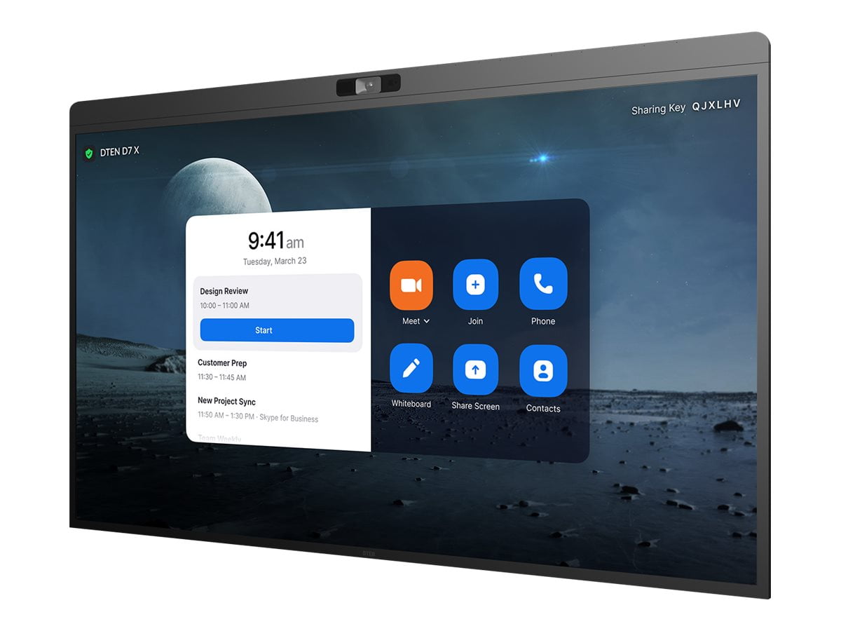 DTEN D7X 75" Multi-Platform Video Conferencing & Meeting Collaboration ...