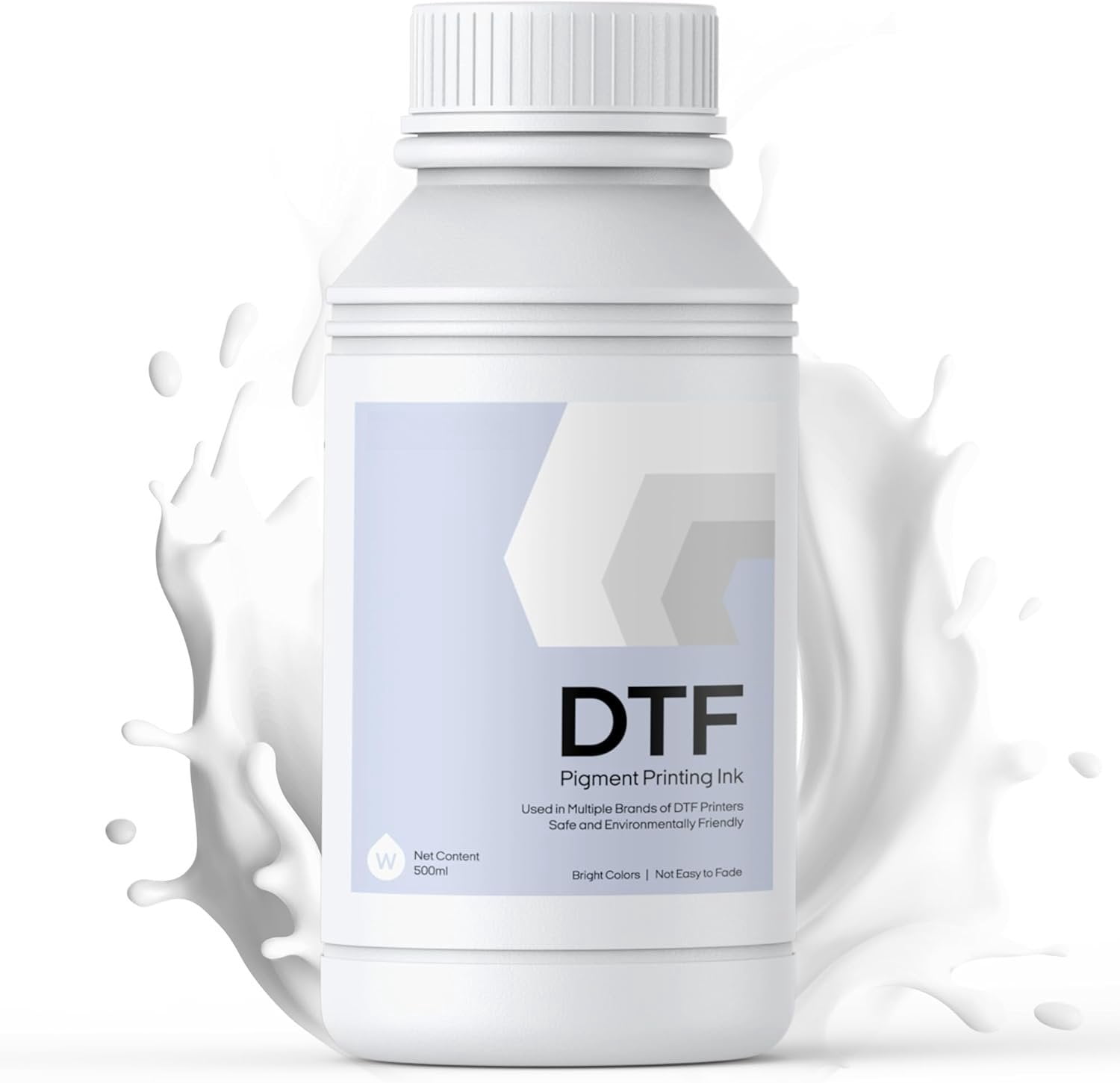 DTF Ink 500ML White - DTF Transfer Ink for PET Film, Refill Ink for DTF ...