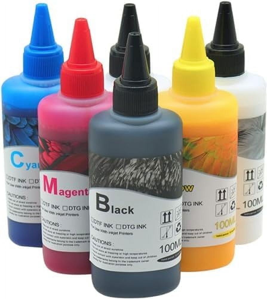 DTF Ink 600ML - Premium DTF Transfer Ink for PET Film, Refill for ET-8550, L1800,XP-15000,L805 ...