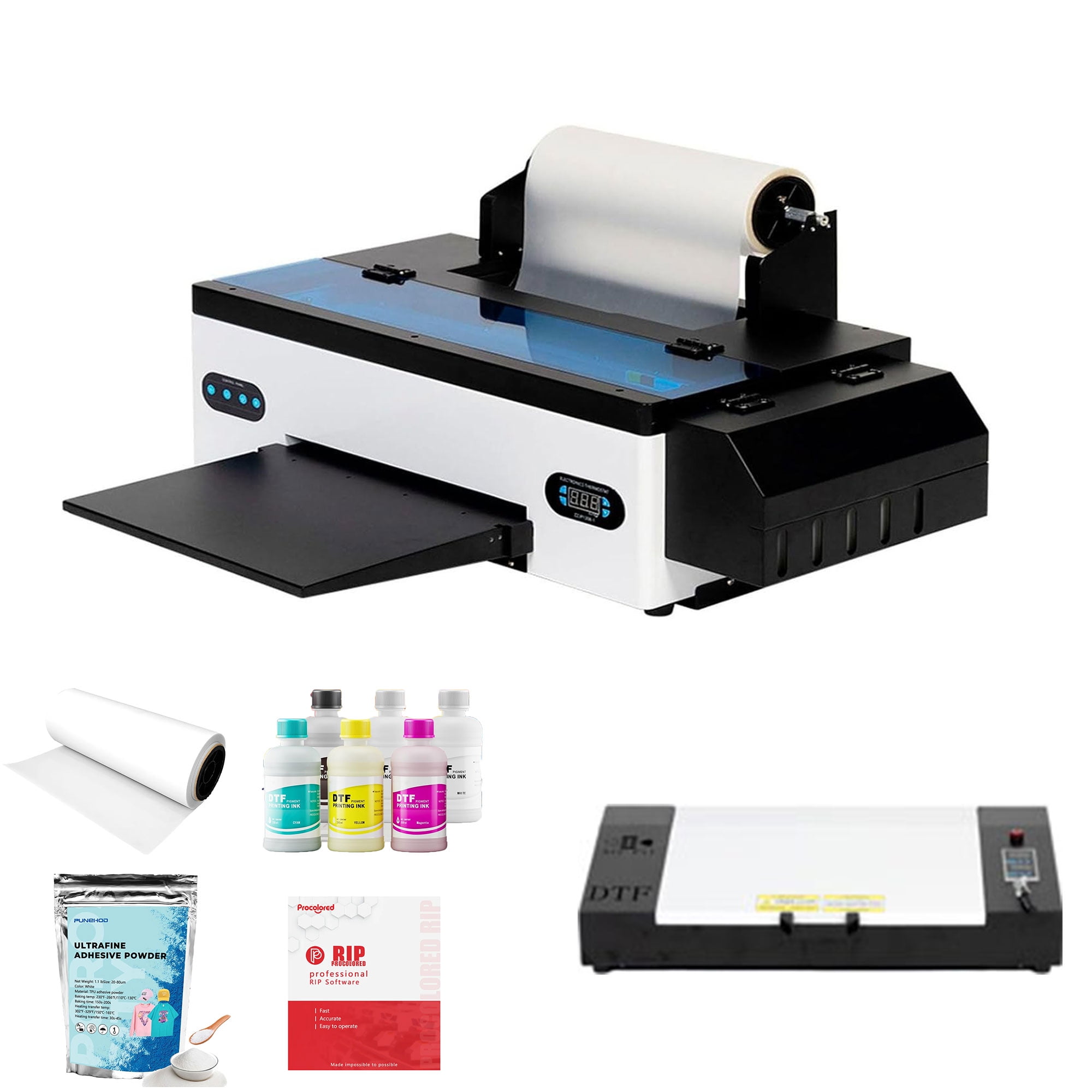DTF Printer A3+ R1390 DTF Printing Kit with Oven - Walmart Business Supplies