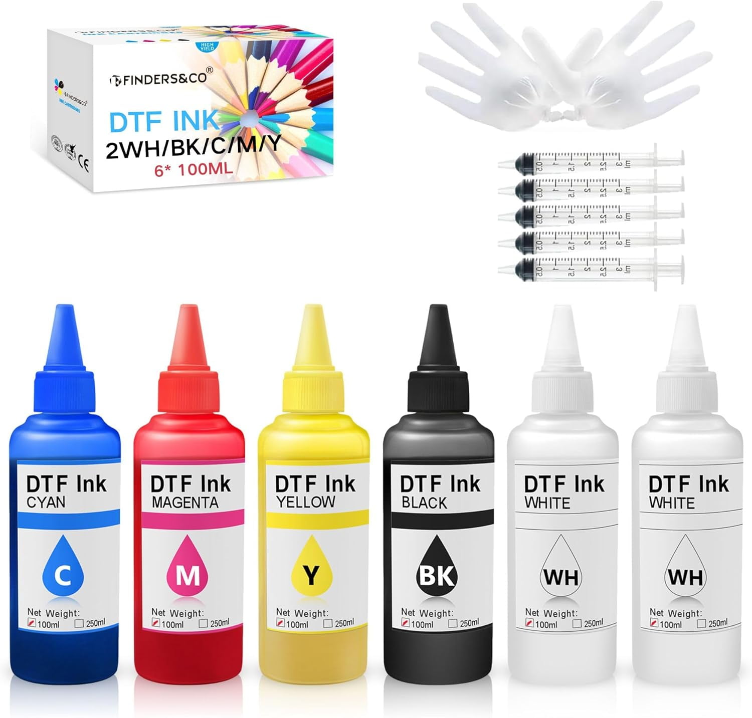 DTF Transfer Ink, Replacement for Epson ET-8550 ET-8500 XP-15000 L1800 ...
